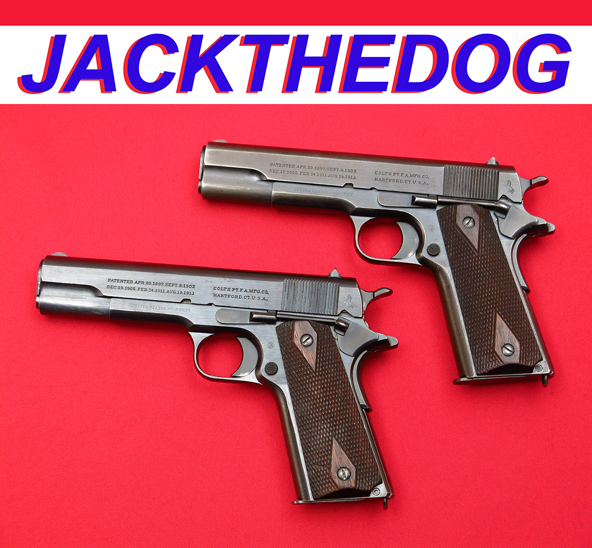 Colt Consecutive Pair Ww1 1911 U.S. Army .45s...Both Good Original ...