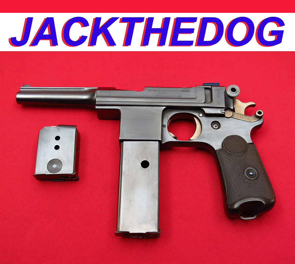 Bergmann Model 1908 Spanish Contract...Scarce Pistol, 1 Of 3000 ...