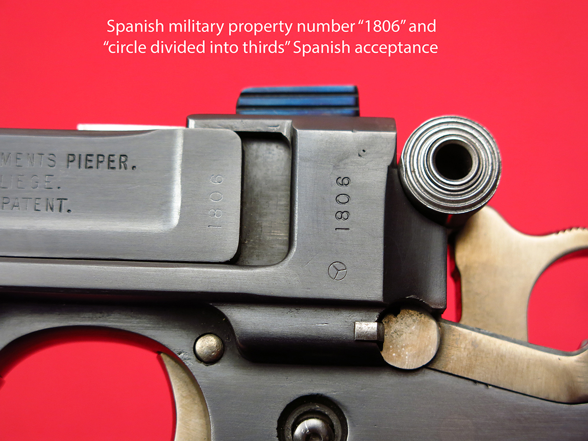 Bergmann Model 1908 Spanish Contract...Scarce Pistol, 1 Of 3000 ...