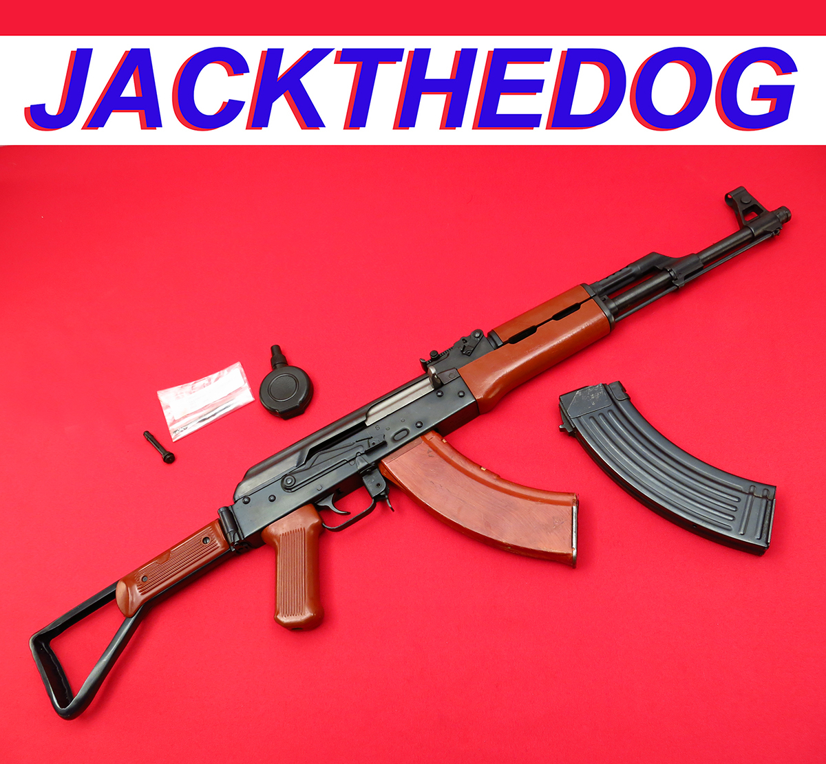 Polytech Ak Aks-762 Red Side-Folder...Pre-Ban, Unfired, Original ...