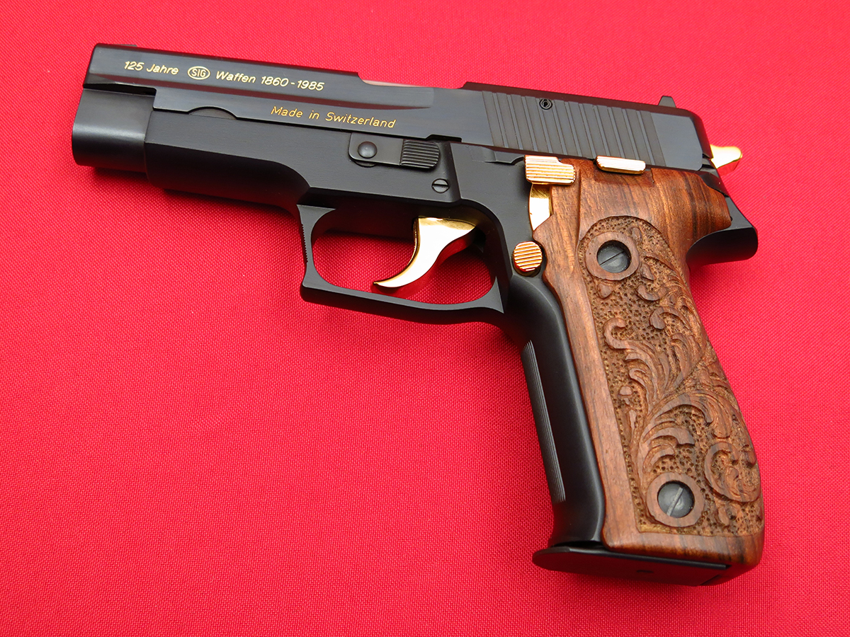 SIG SAUER - ~ P226 JUBILEE 125th ANNIVERSARY...GOLD ACCENTS/CARVED ...