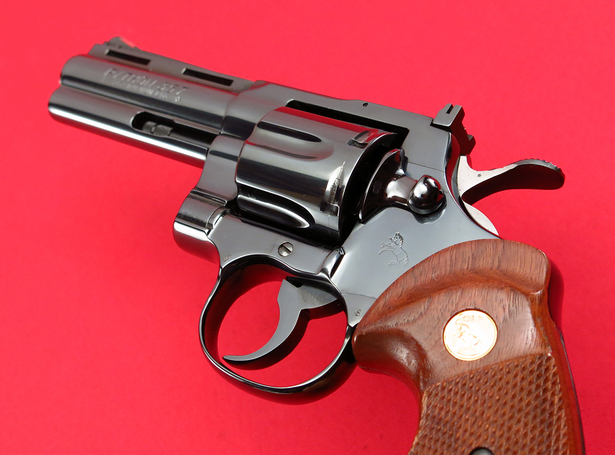 Colt Python .357 Magnum...4-Inch Bbl, Royal Blue...Excellent Condition ...