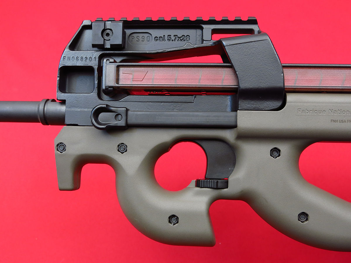 FNH - ~ PS90 TR BULLPUP CARBINE...OD GREEN, TRI-RAIL, 50-ROUND MAG ...