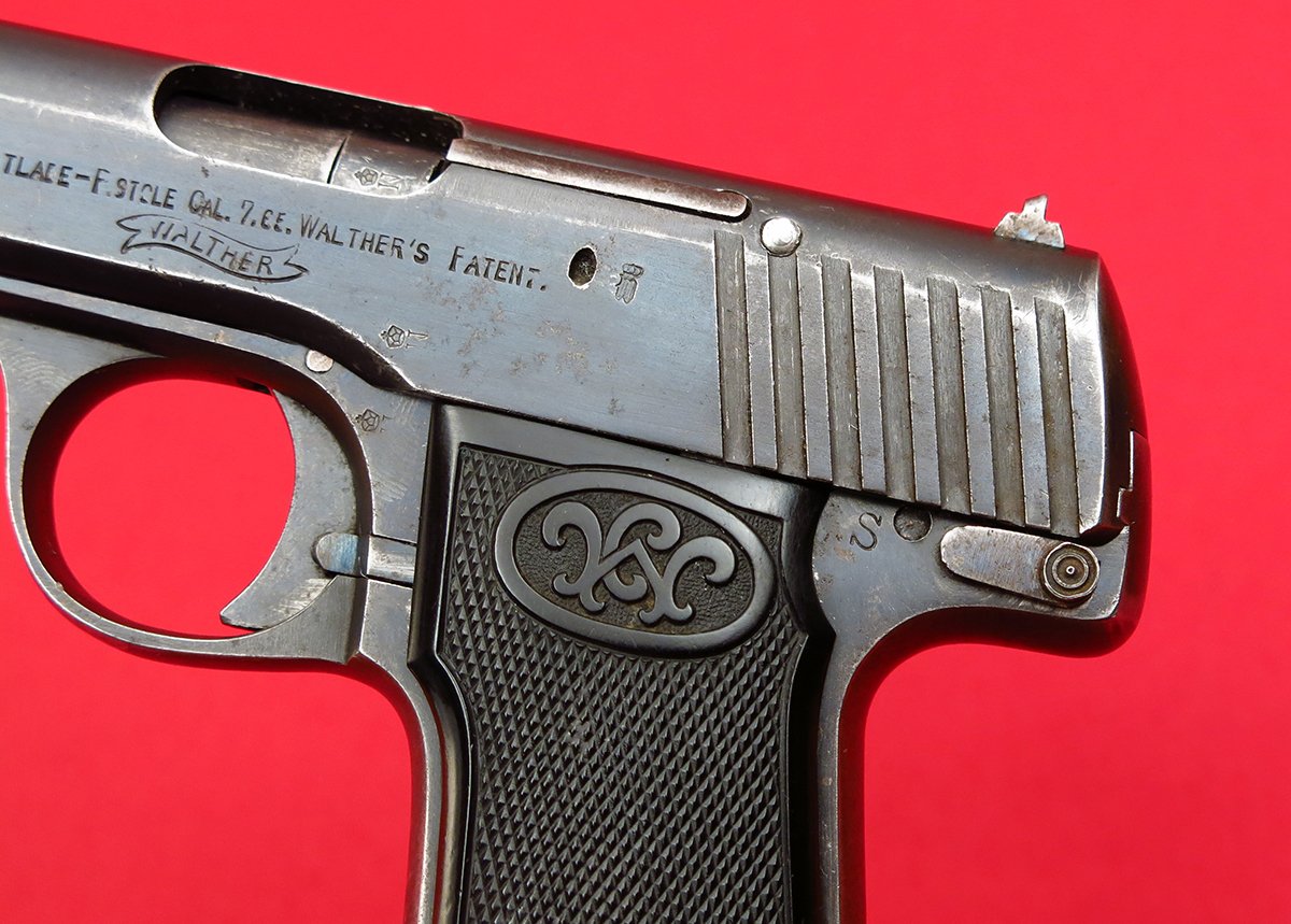 Walther Model 4...Wwi German Military Marked...Good Shape, Matching ...