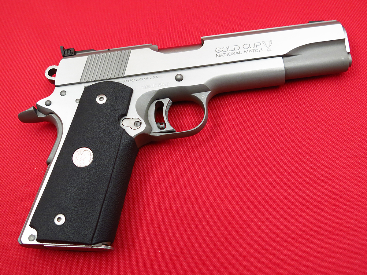 Colt National Match Gold Cup Enhanced...Stainless...Minty In Box W ...
