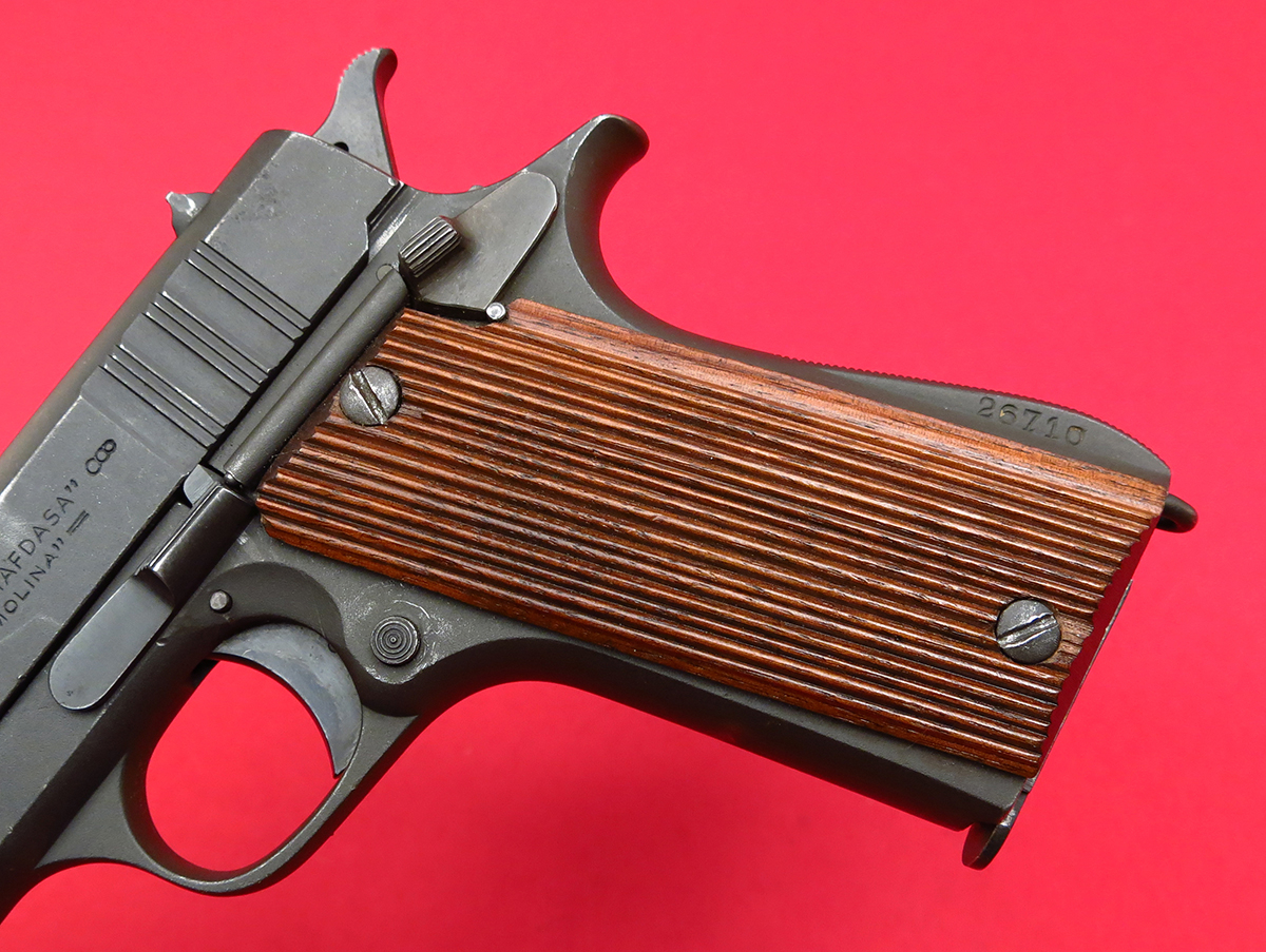 HAFDASA - ~ BALLESTER-MOLINA .45 AUTO...ARGENTINE NAVY MARKED...GOOD ...