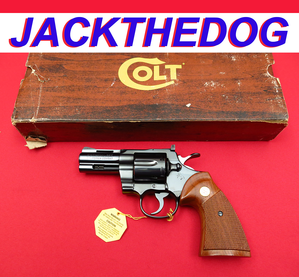 Colt Python "California Combat" W/ 3-Inch Barrel, 1 Of 200 Made ...