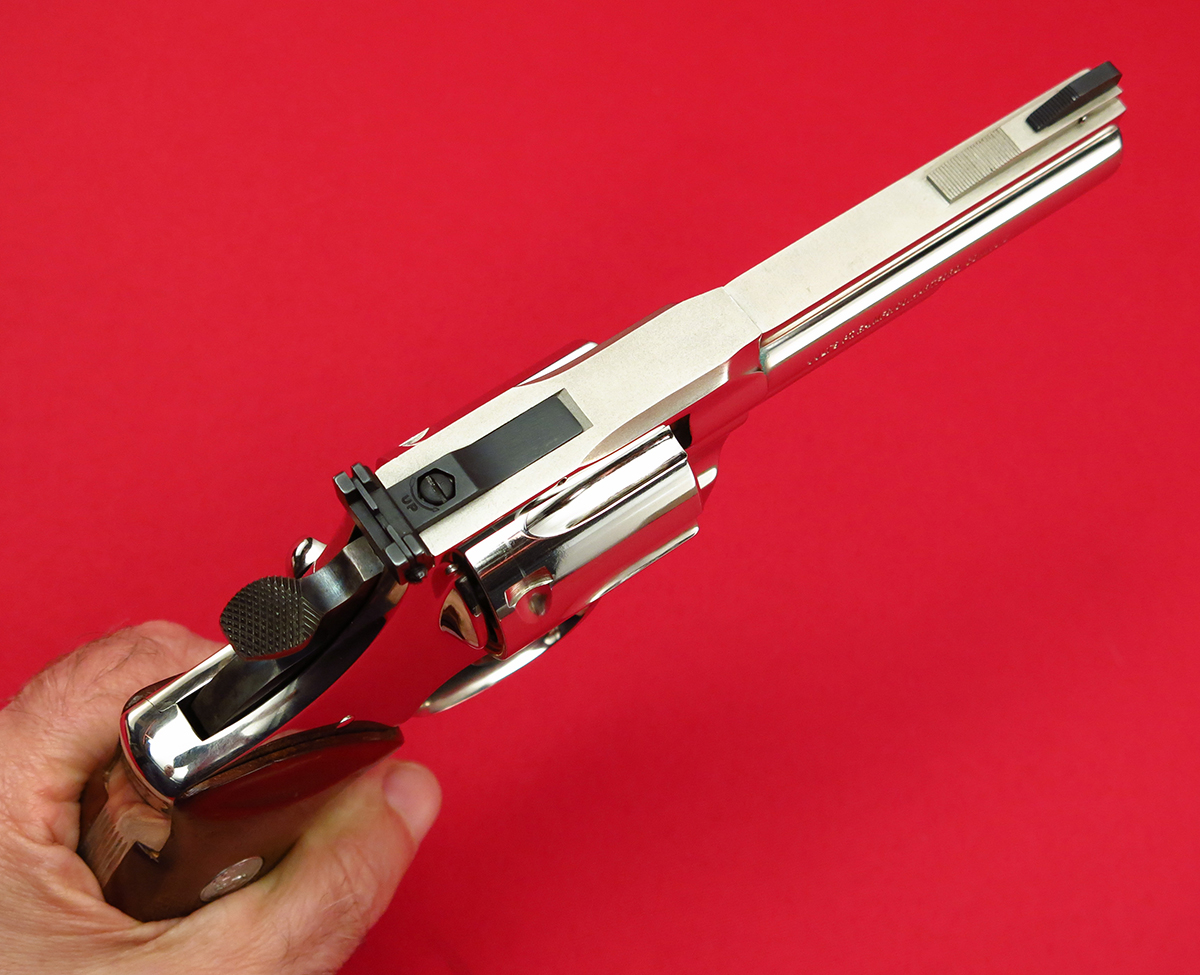 Colt Border Patrol .357...4" Hvy Bbl, Scarce Bright Nickel Finish...Mfd ...