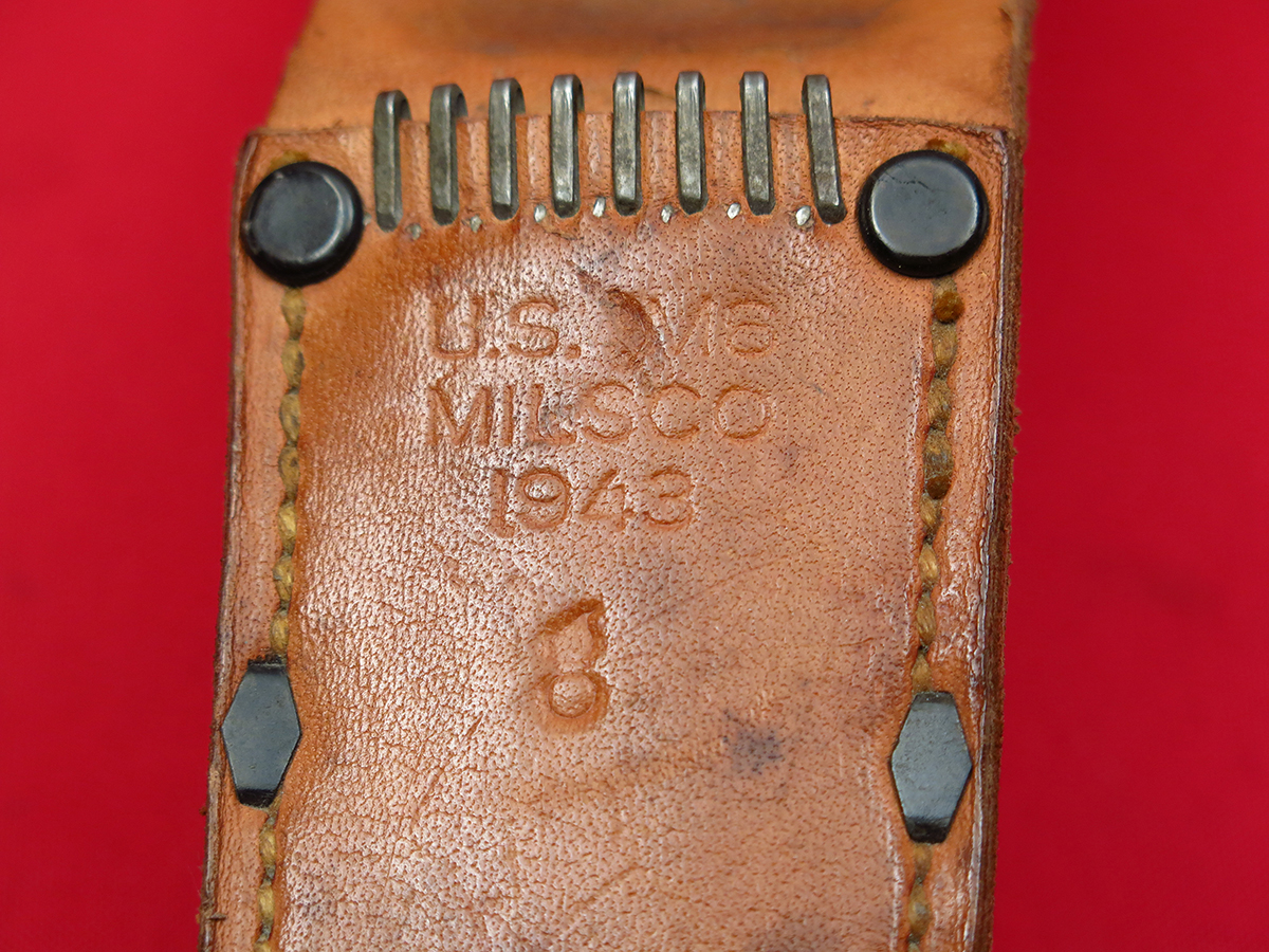 U.S. Military Ww2 U.S. M6 Milsco 1943 Scabbard For M3 Fighting/Trench ...
