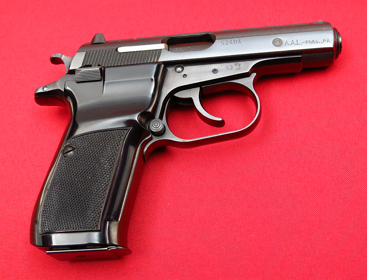 CZ - ~ MODEL 83 .380 HI-CAP...AS NEW IN BOX...BLUE FINISH W/ XTRA WOOD ...