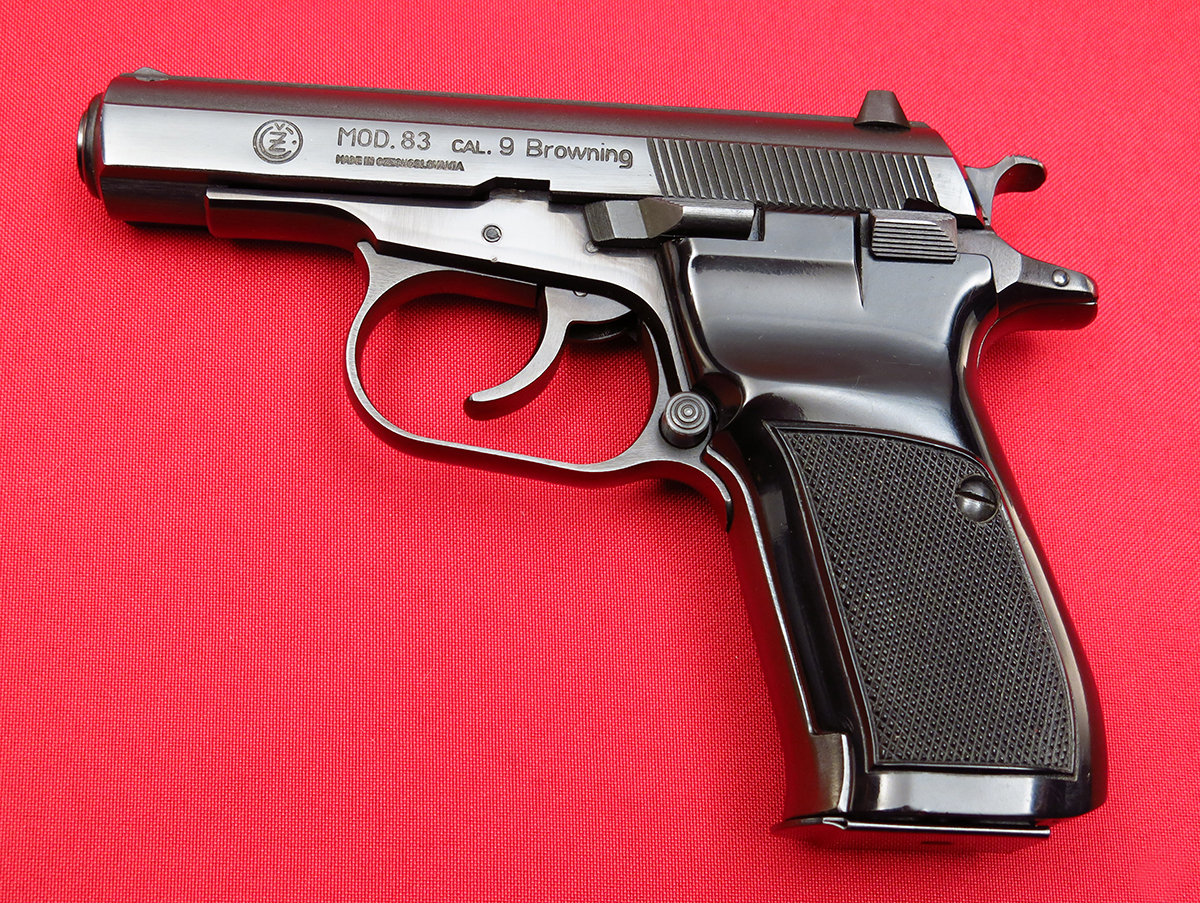 Cz Model 83 .380 Hi-Cap...As New In Box...Blue Finish W/ Xtra Wood ...