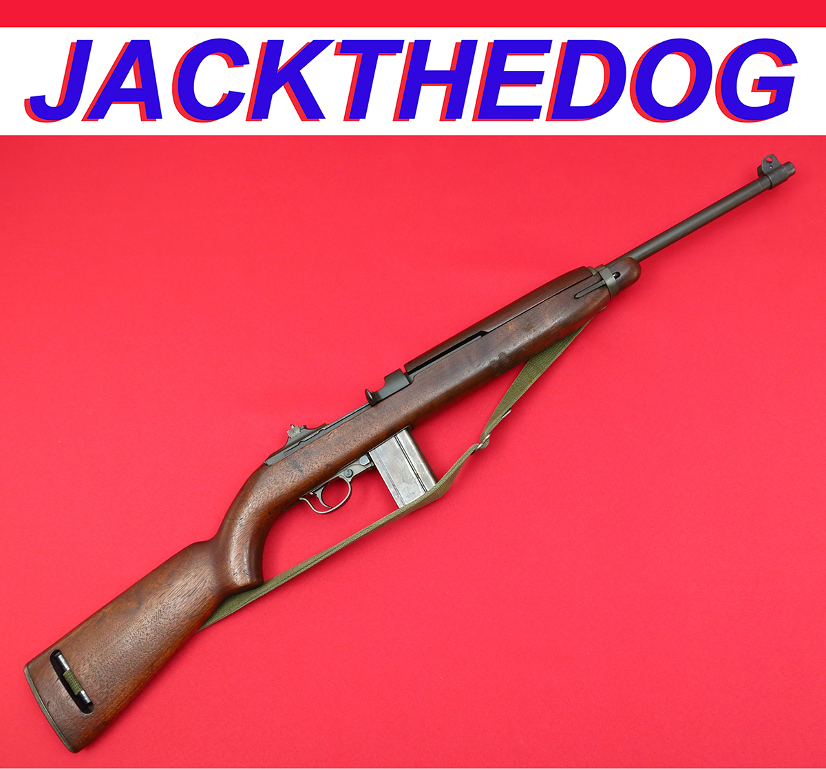 Ibm U.S. M1 Carbine...Ww2 Configuration W/ Flip Sight, High Wood ...