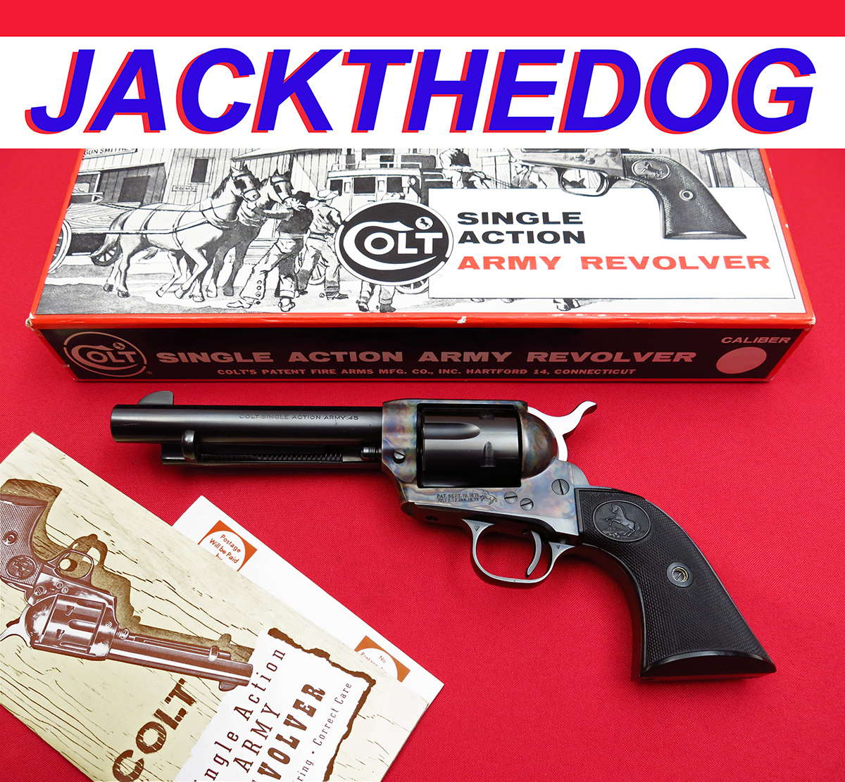 Colt Single Action Army Saa .45...2nd Generation...Unfired In ...