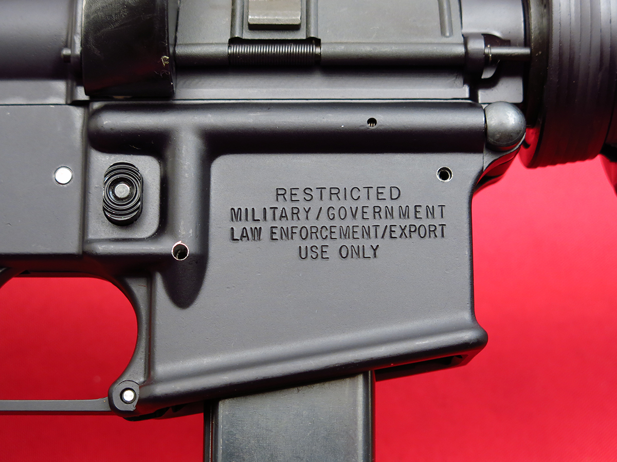 Colt Ar-15 9mm Carbine (Ar6450)...Military/Law Enforcement "Restricted ...
