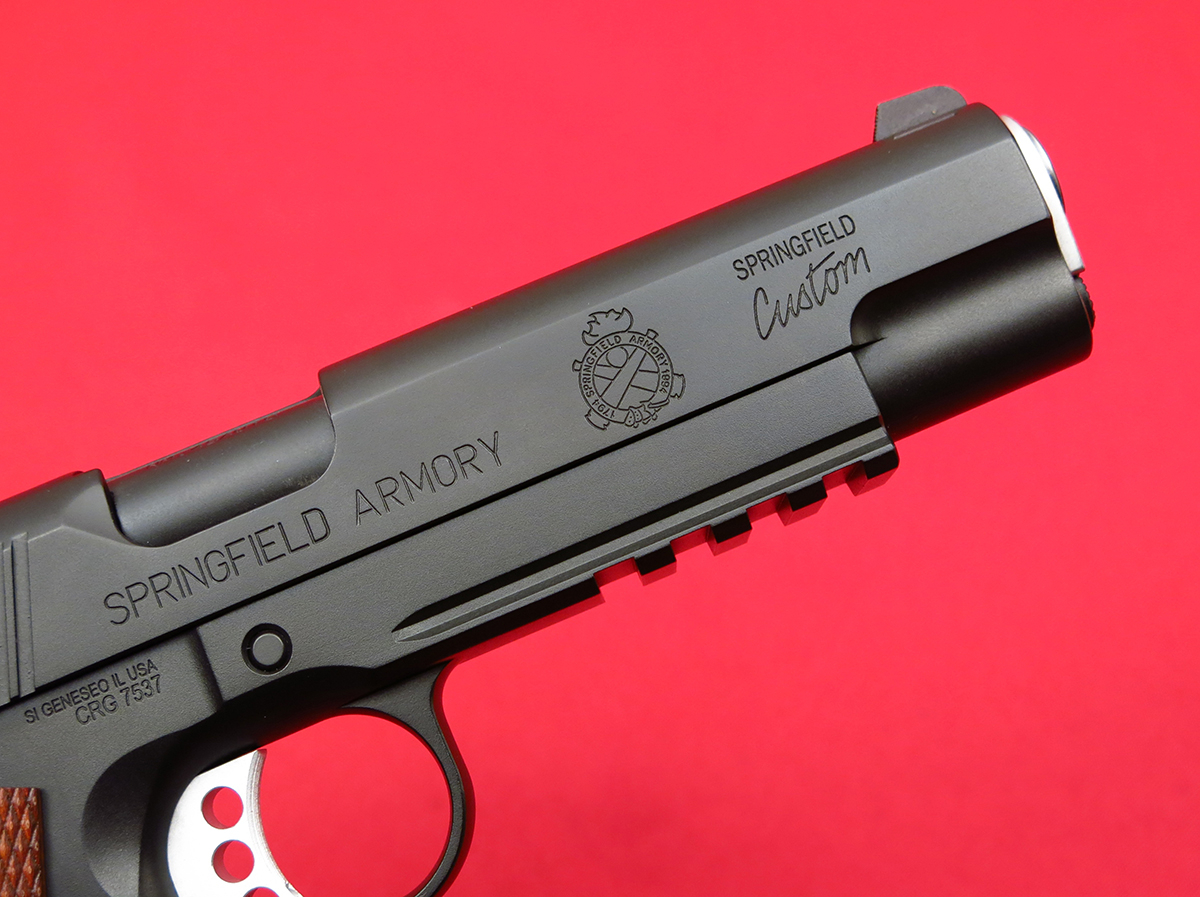 Springfield Armory Custom Shop 1911 Professional Light Rail (Pc9111lr ...