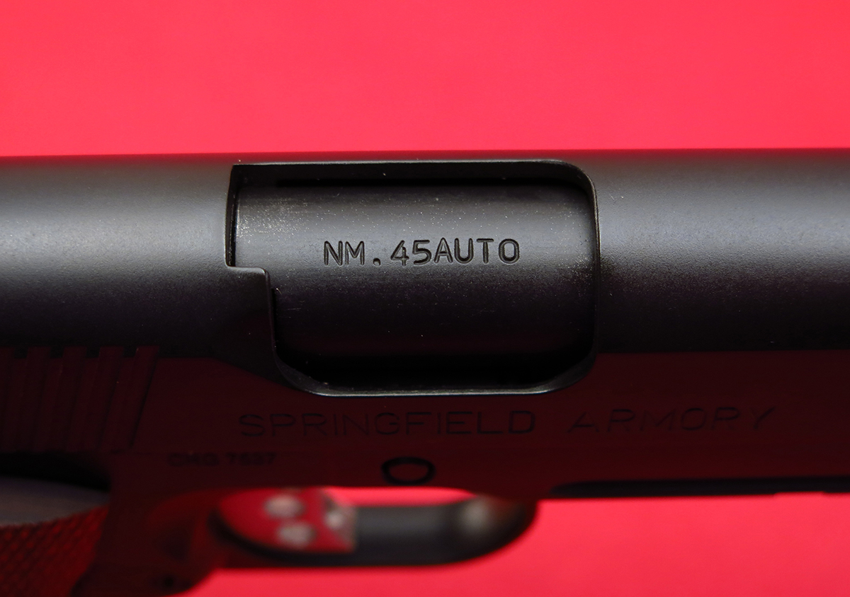 Springfield Armory Custom Shop 1911 Professional Light Rail (Pc9111lr ...