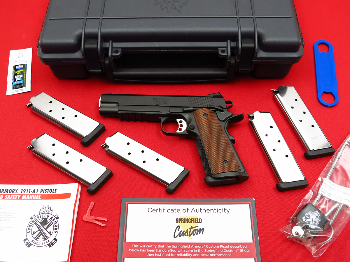 Springfield Armory Custom Shop 1911 Professional Light Rail (Pc9111lr ...