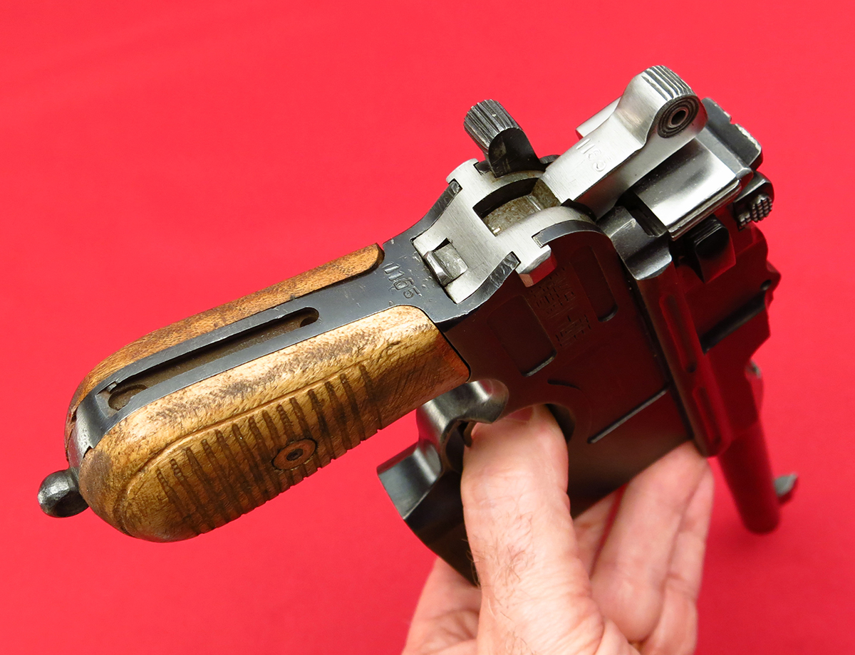 Chinese Mauser Type 17 Shanxi (Shansei) Arsenal .45acp Broomhandle ...