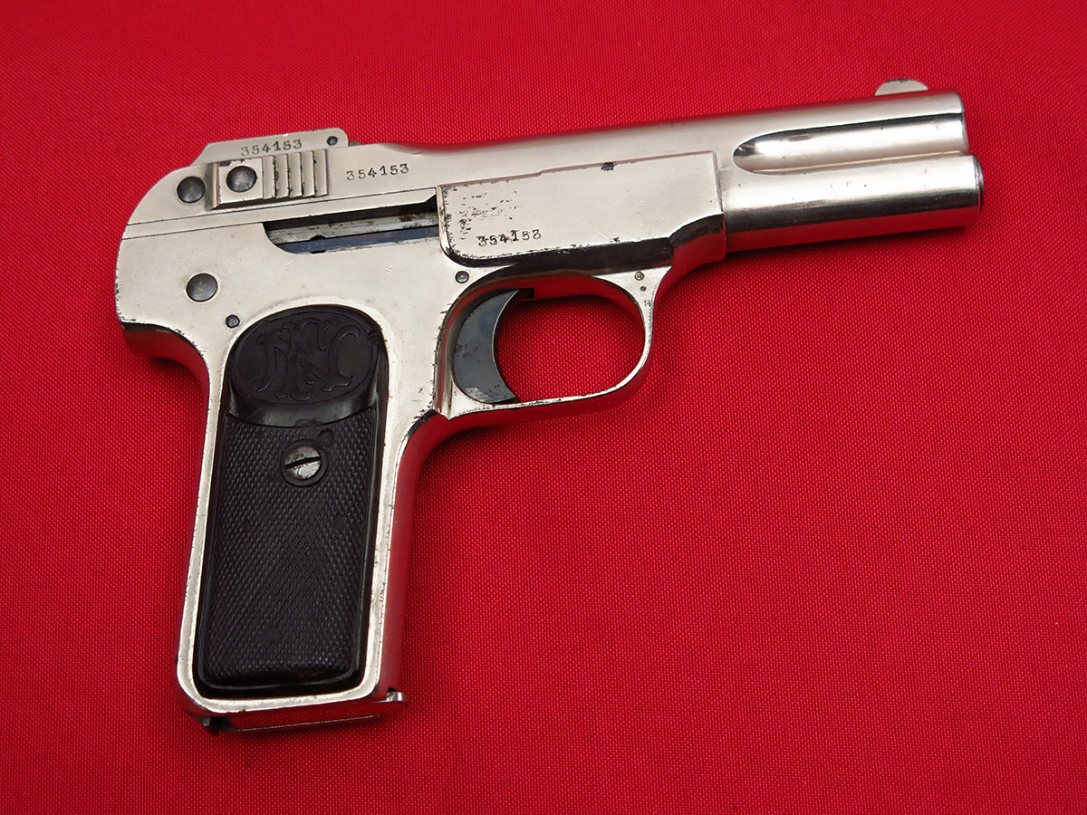 Fn Model 1900 Imperial Russian Contract W/ Original Nickel Finish ...
