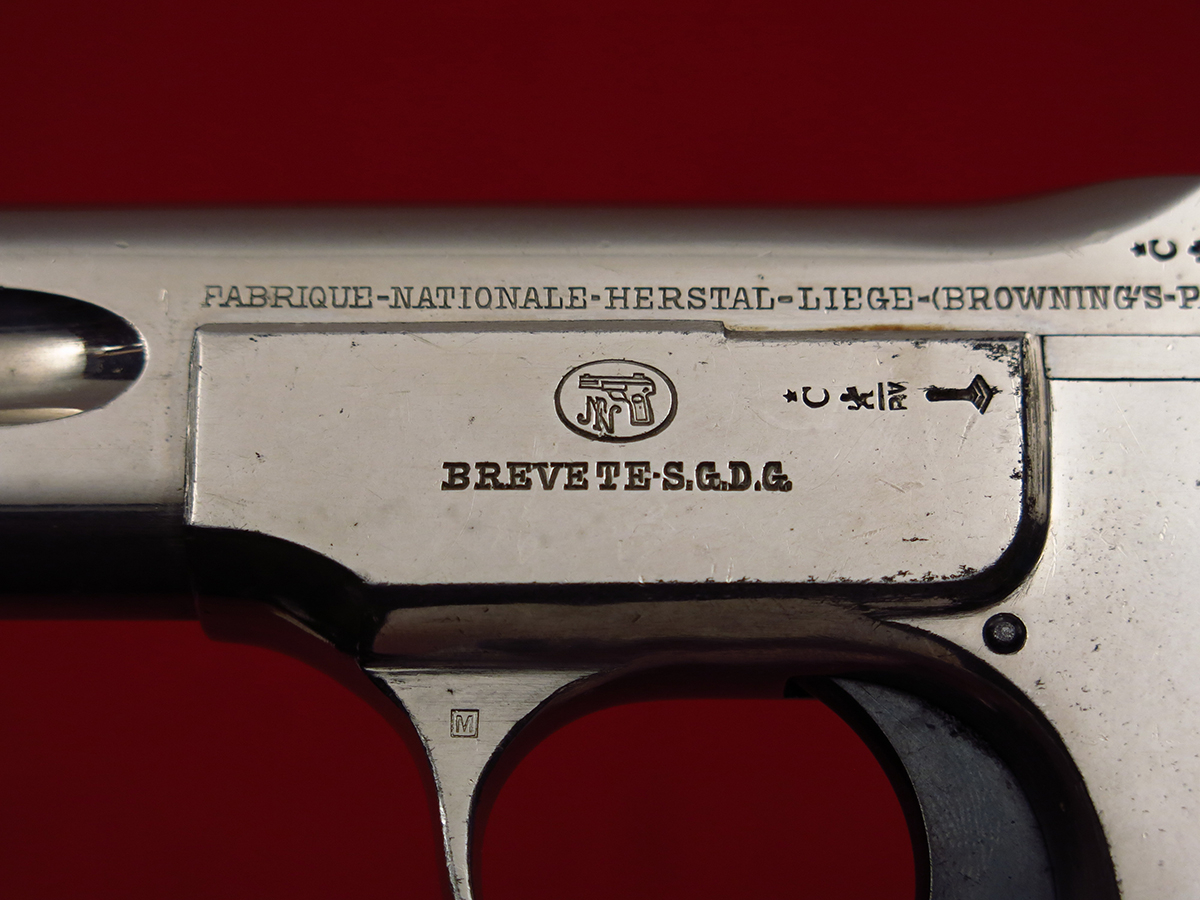 Fn Model 1900 Imperial Russian Contract W/ Original Nickel Finish ...