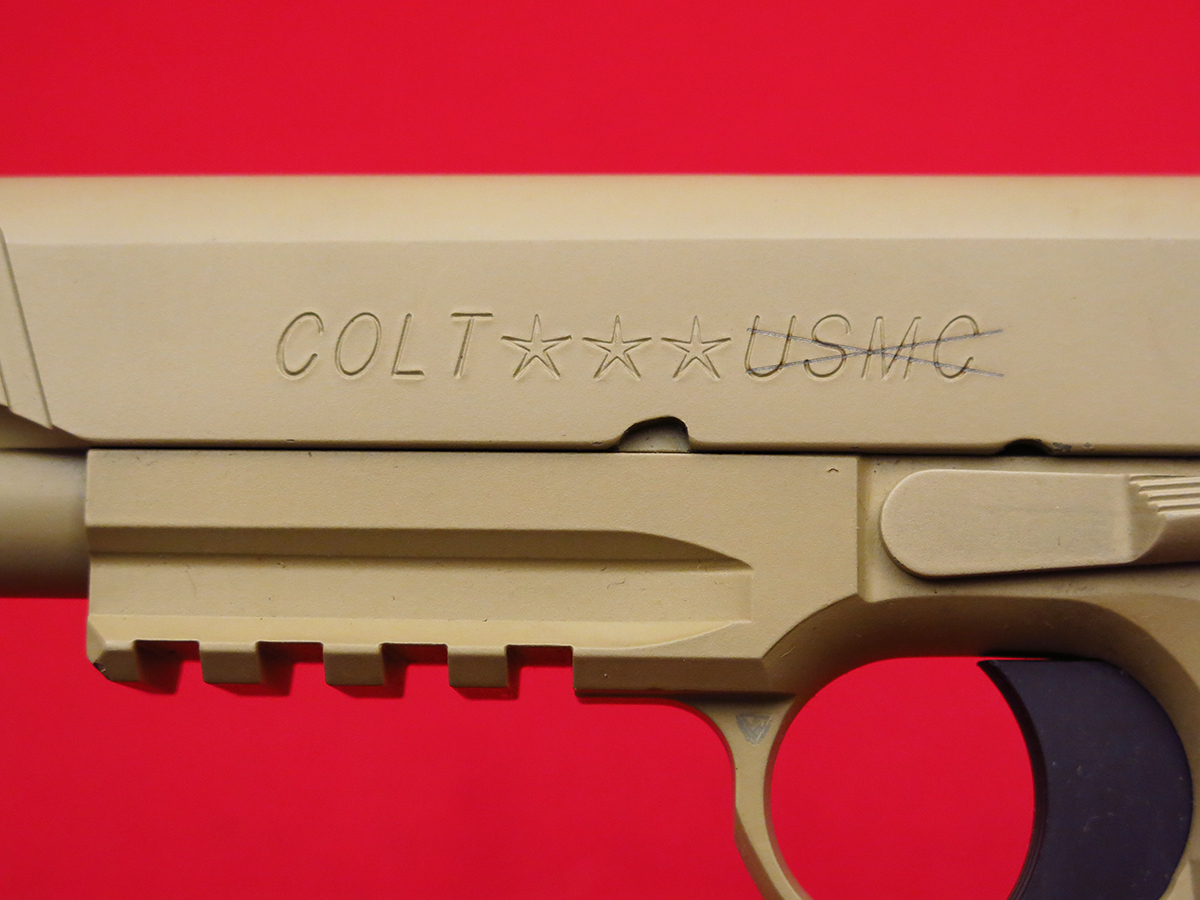 Colt Usmc M45a1 Cqb .45 1911...Documented Marine Corps Purchased ...