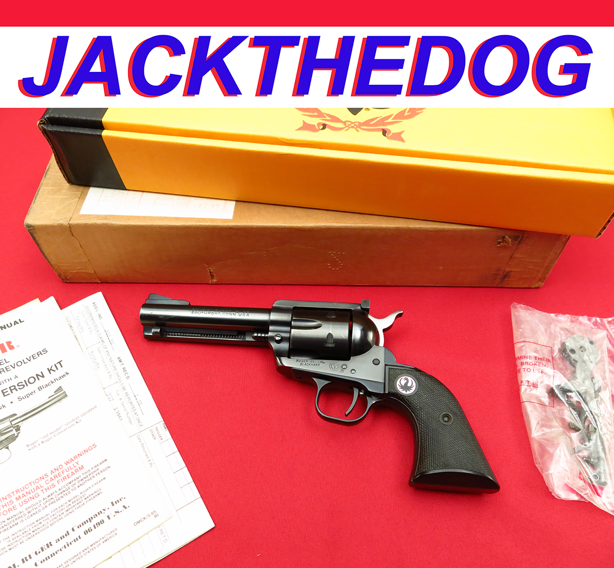 Ruger Blackhawk Flattop .357 Mag...3-Screw Frame, 4-5/8" Barrel...Mfd ...