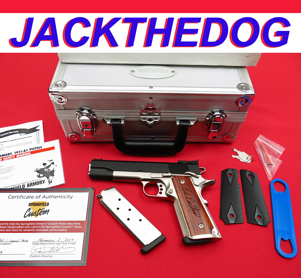 Springfield Armory 1911 Tgo-1 Rob Leatham Legend Series...Custom Shop ...