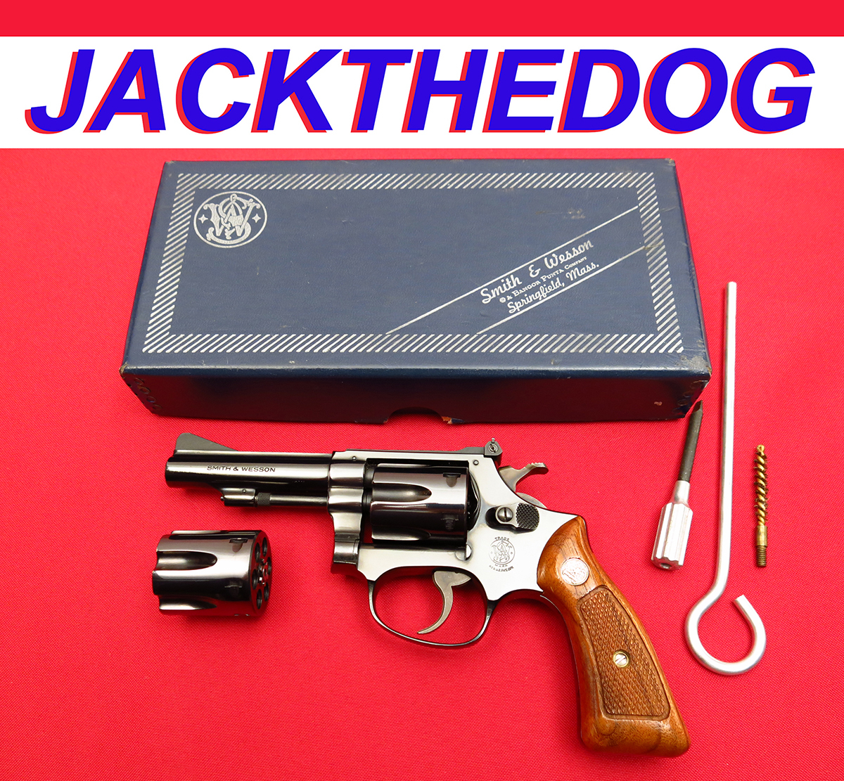 Smith & Wesson Model 51 .22 Magnum Kit Gun W/ Auxiliary .22lr Cylinder ...