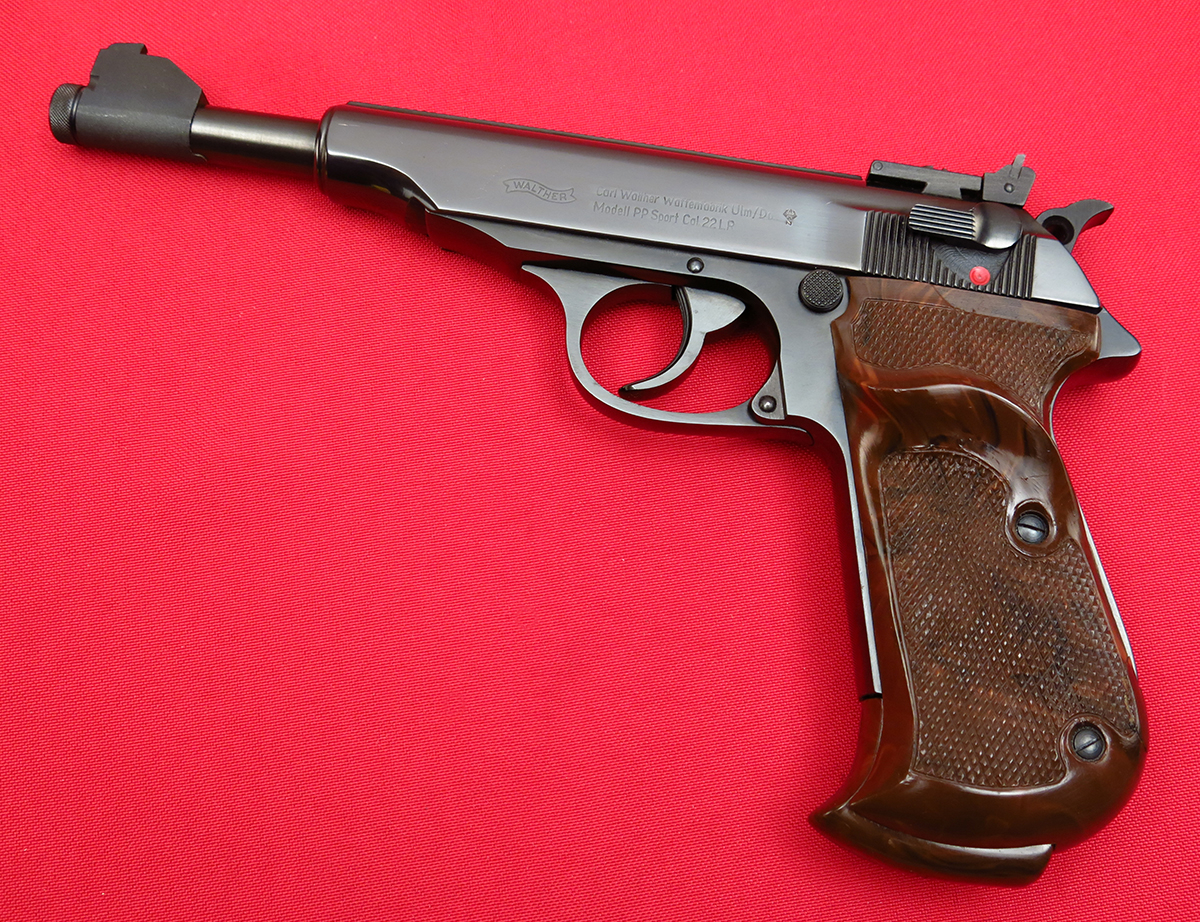 Walther Pp Sport .22lr Target Pistol W/ 6" Bbl, Adj Sight...Nice Shape ...