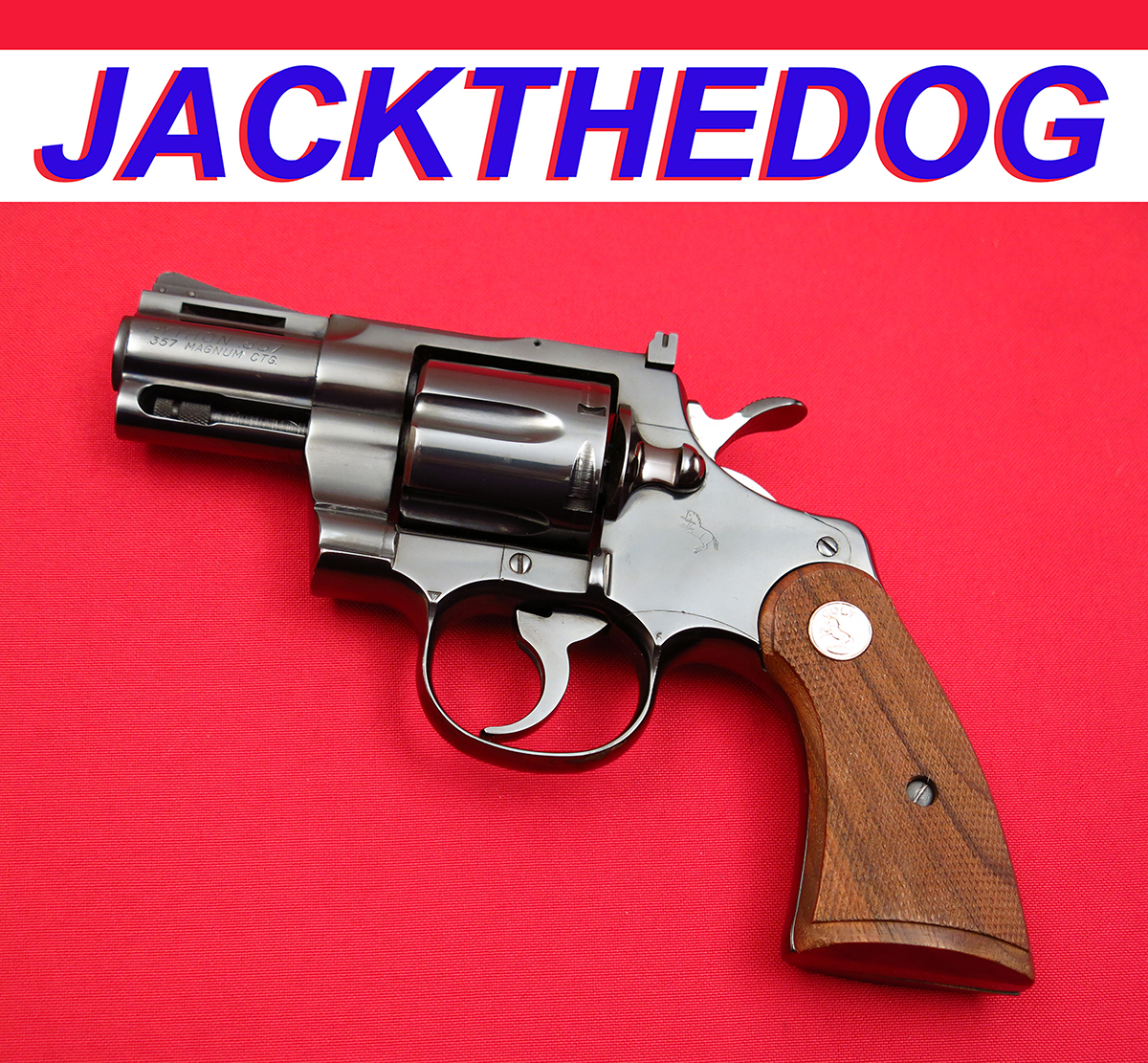 Colt Python .357 Magnum...2-1/2" Barrel, Bright Blue Finish...Mfd 1972 ...