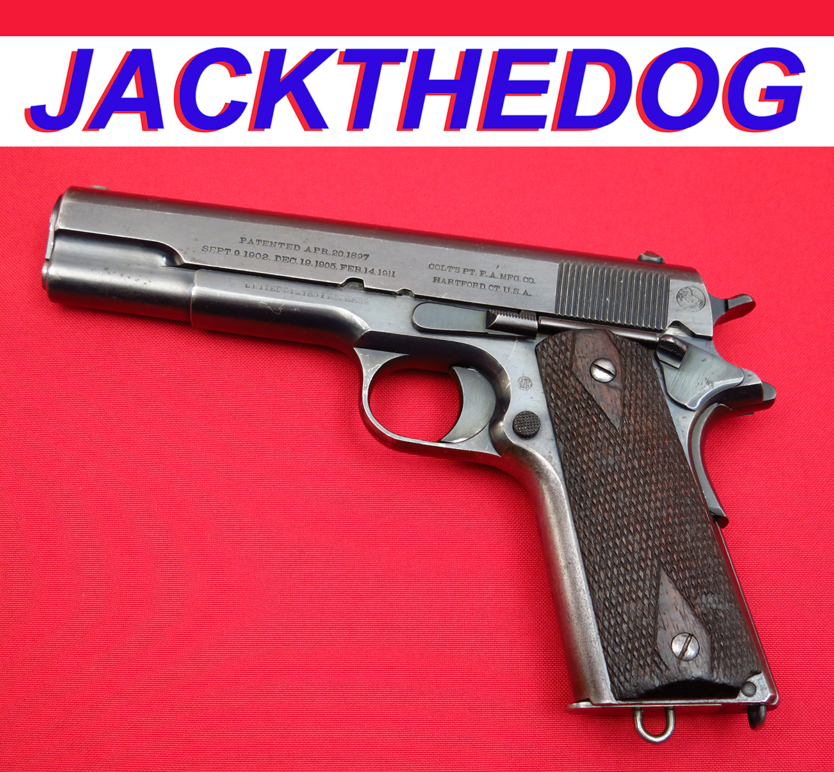 Colt 1911 U.S. Navy .45 Automatic...Sn#2765, Shipped June 1, 1912 ...