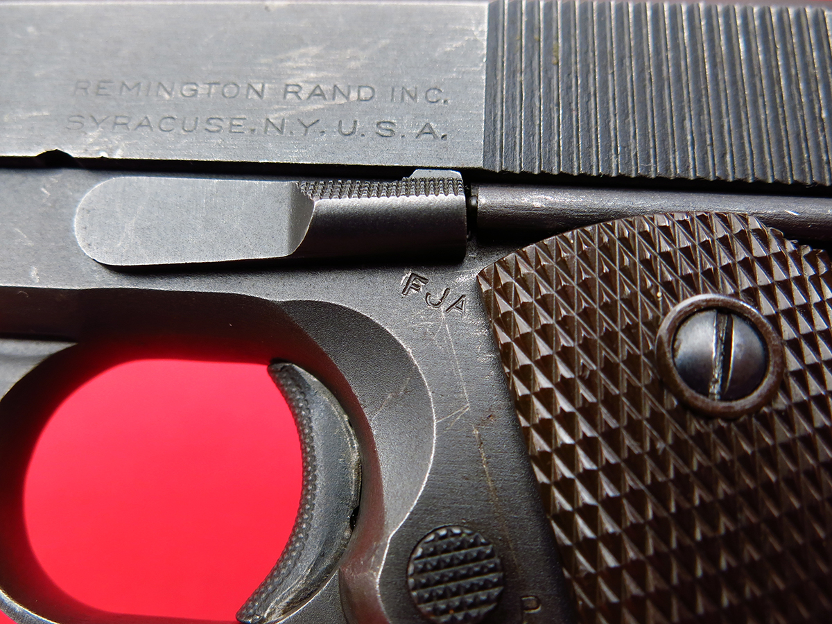 Remington Rand 1911a1 U.S. Army .45 Auto...Type 2 Slide Address ...