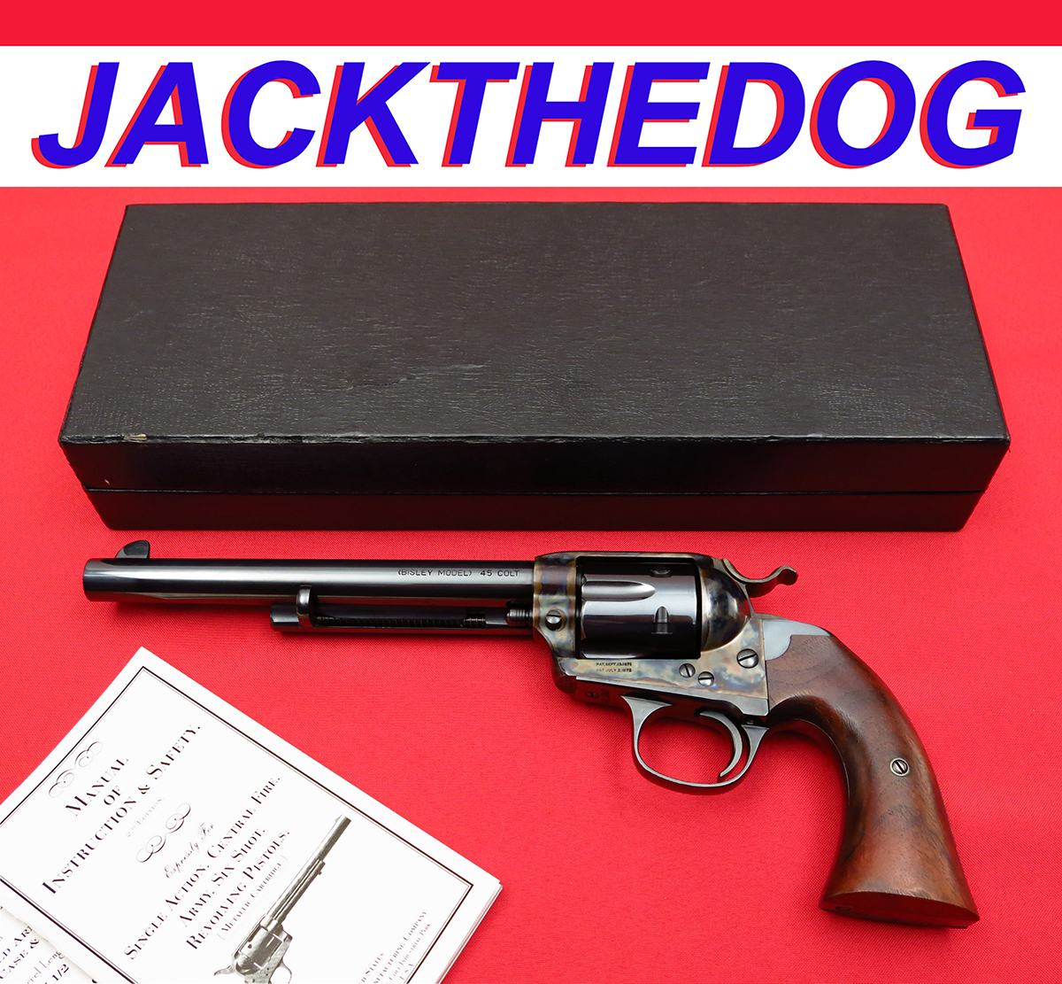 U.S. Patent Firearms Mfg. Co. Saa Bisley Model....45lc, 7-1/2 ...