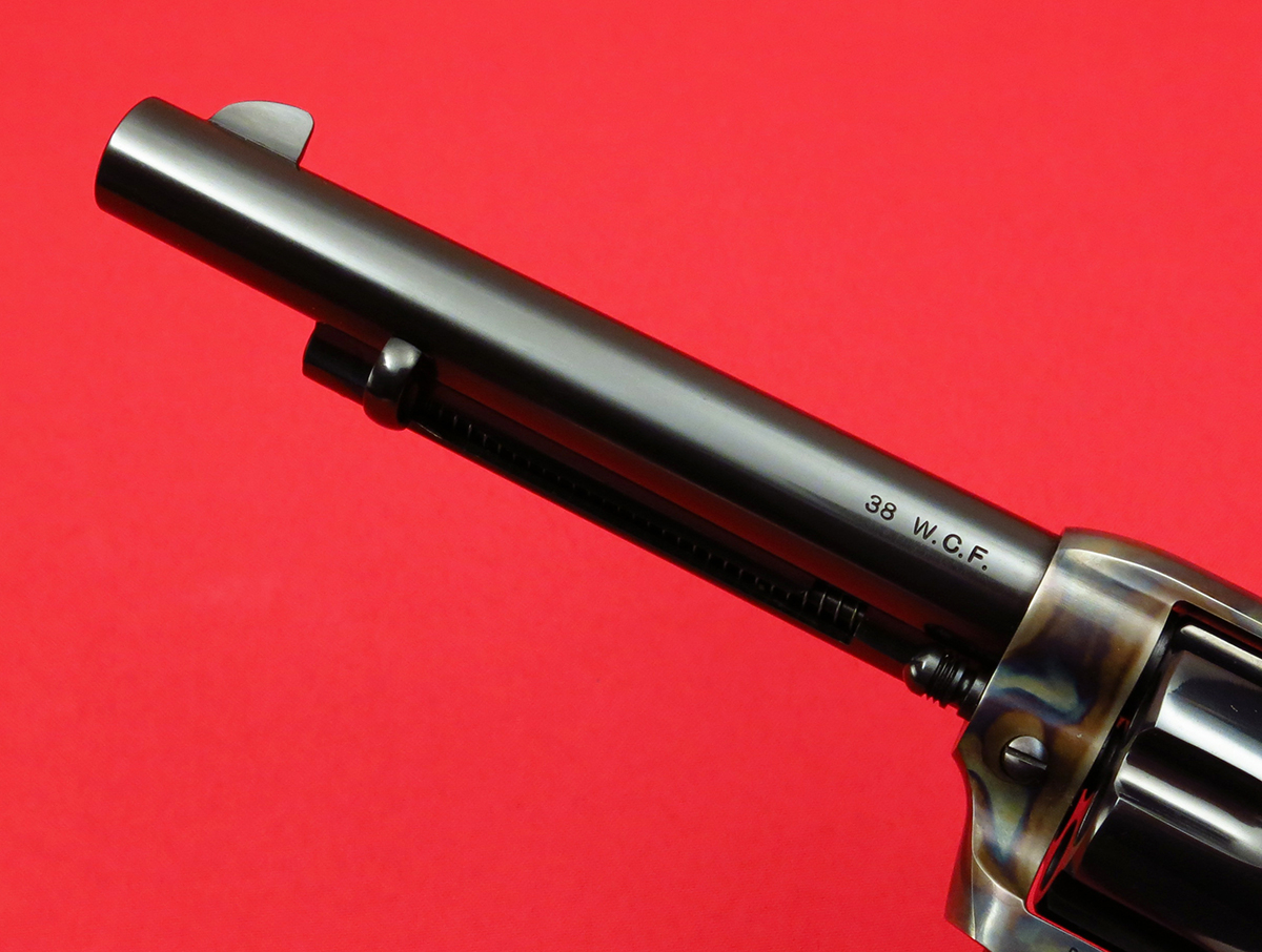 Usfa Single Action Army Saa...38 Wcf, 6-Inch Bbl, Dome Blue/Case Colors ...