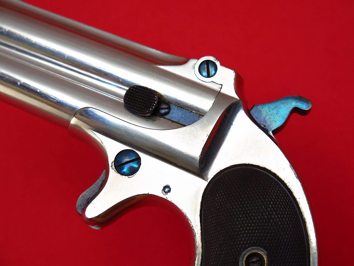 Remington ELLIOT`S OVER/UNDER .41 DOUBLE DERRINGER... SCARCE "SLANT C O ...