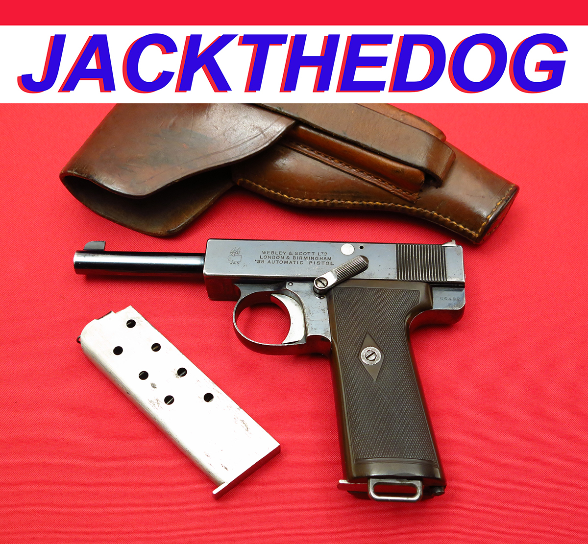 Webley & Scott Model 1910 Type Iii...Scarce ".38 High Velocity Model ...