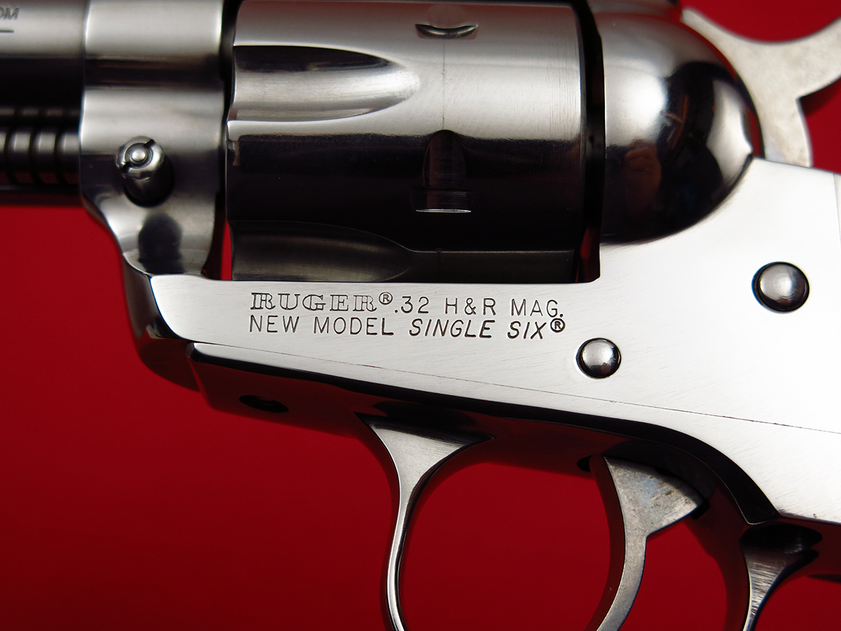 Ruger Single-Six .32 H&R Mag...Bright Stainless, 4-5/8", Fixed Sights ...