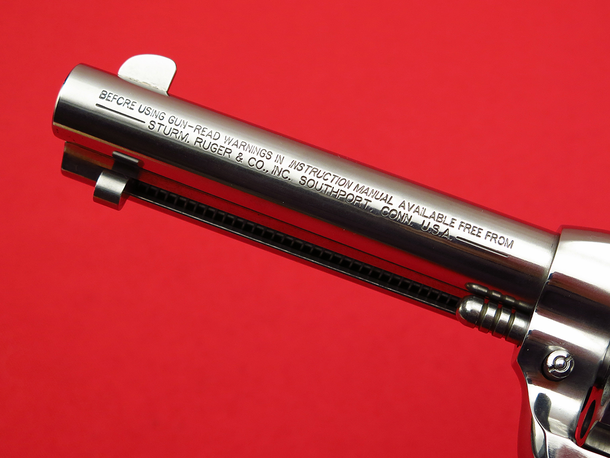 Ruger Single-Six .32 H&R Mag...Bright Stainless, 4-5/8", Fixed Sights ...