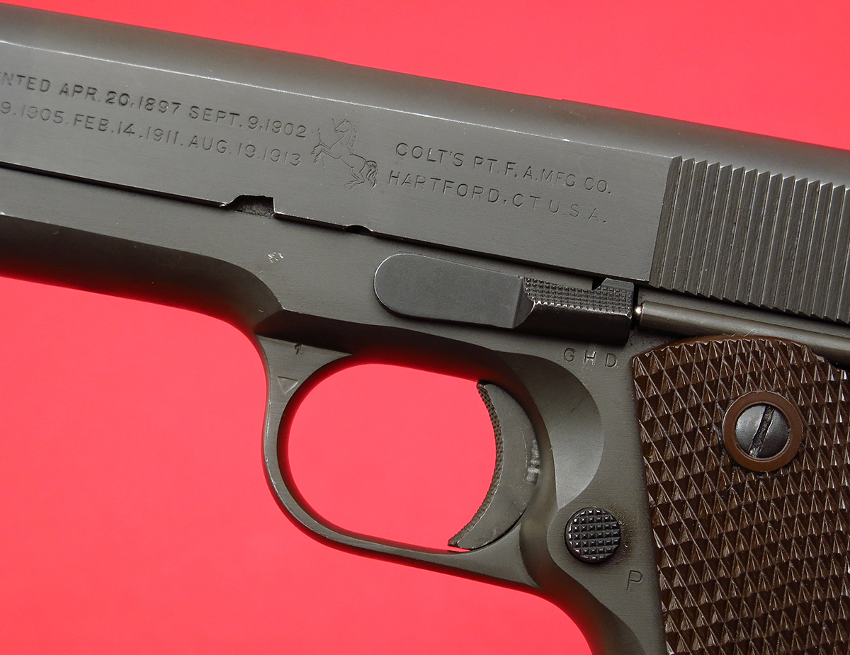 Colt 1911a1 U.S. Army .45 Auto...Early Ghd, Matching # Slide, All ...
