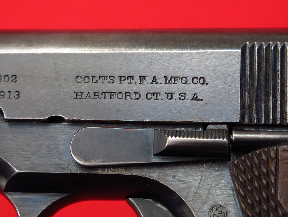 Colt 1911 U.S. Army .45 Auto....Correct, Original Finish, Nice Bore ...