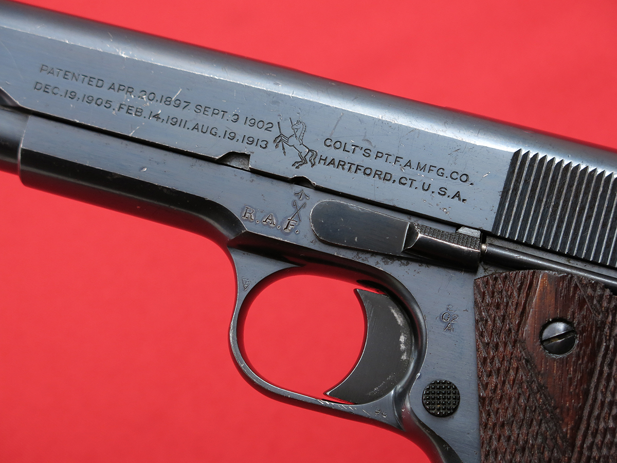 Colt GOVERNMENT MODEL (1911)... SCARCE .455 BRITISH CONTRACT... ROYAL ...