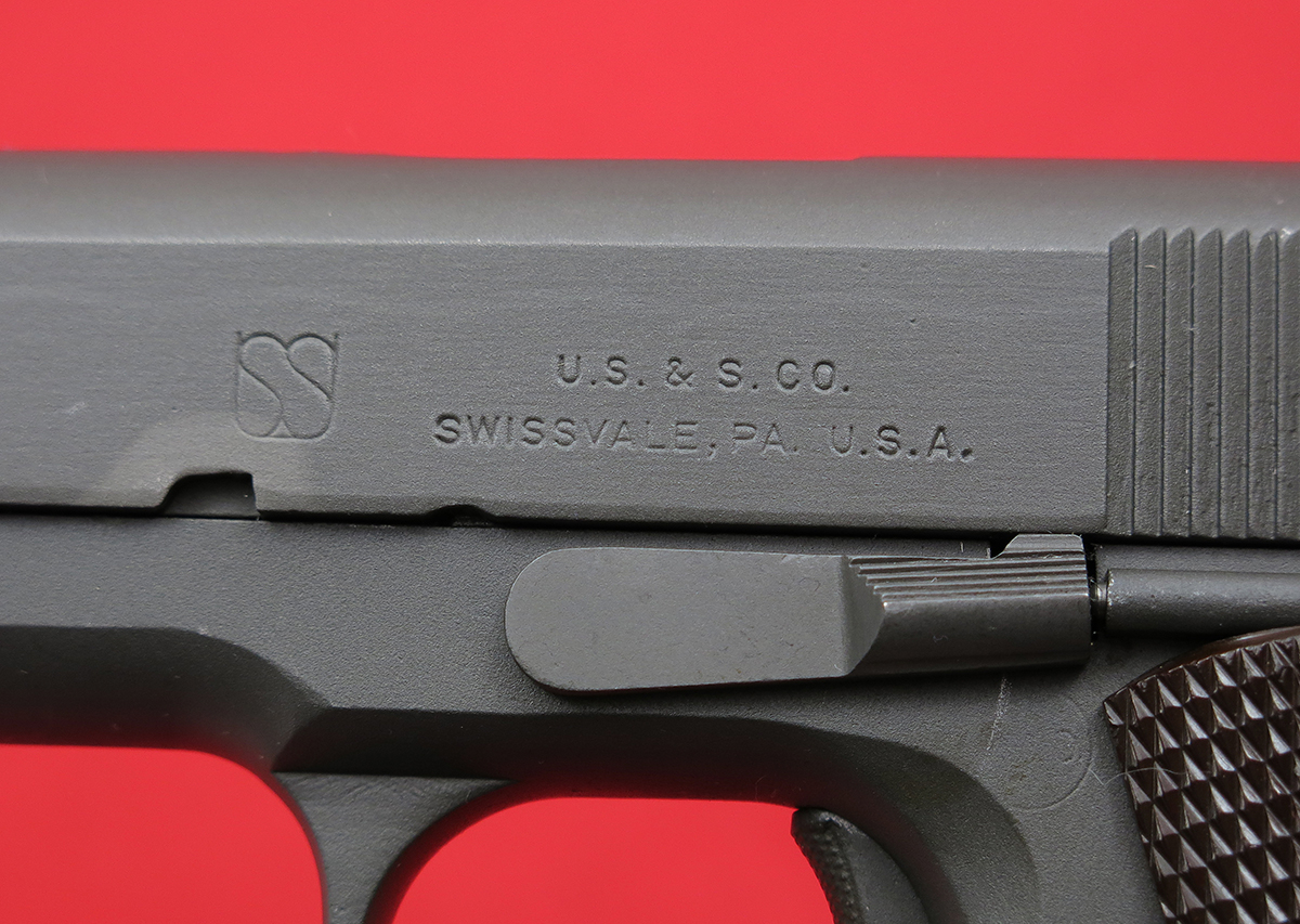 Union Switch & Signal Us&S 1911a1 U.S. Army .45 Auto...Arsenal Refinish ...