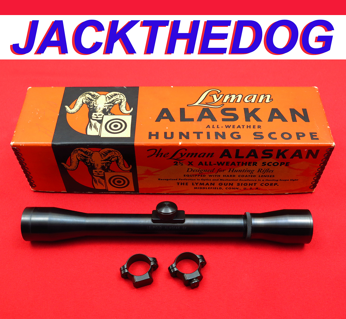 Leupold - Lyman Alaskan 6-Power...7/8" Retro Rifle Scope, Duplex ...