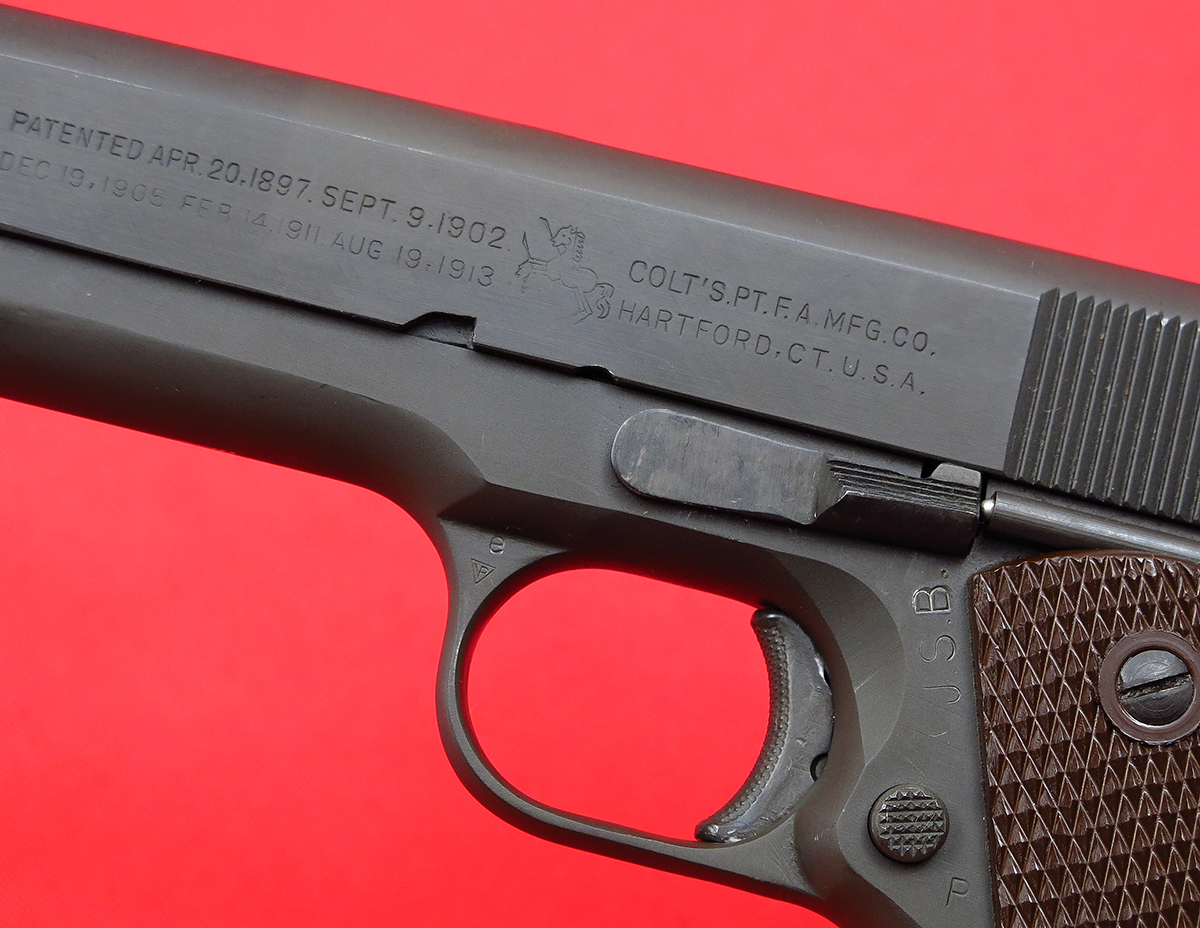 Colt 1911a1 U.S. Army .45 Auto...Very Scarce Late Ww2, Jsb Inspected ...