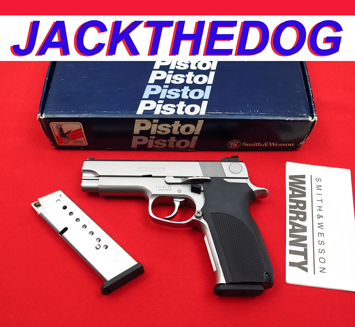 Smith & Wesson Model 1076 Stainless 10mm...W/ Decocker Like Fbi Model ...