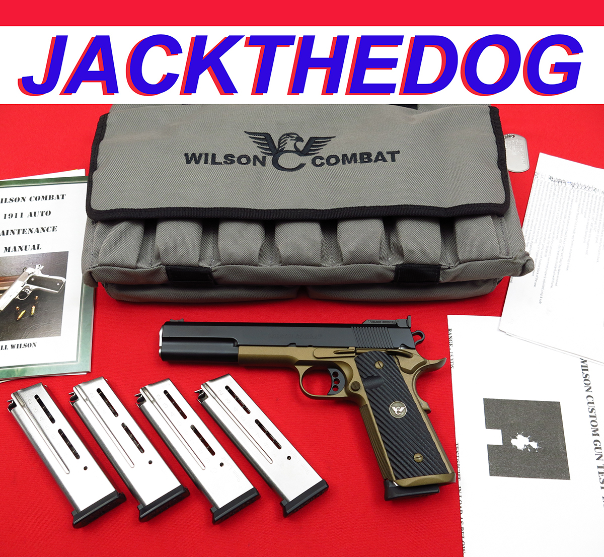 WILSON COMBAT ~ 1911 CLASSIC 9mm...SPECIAL ORDER LONG SLIDE/TWO-TONE ...