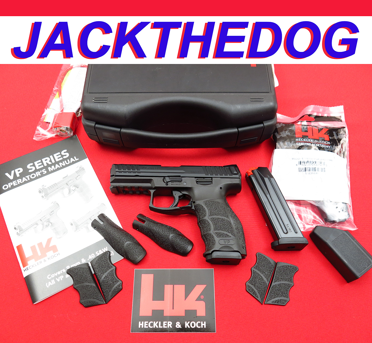 Heckler & Koch HK VP9... AMBIDEXTROUS, POLYGONAL BBL, 2 17-RND MAGS + 1 ...