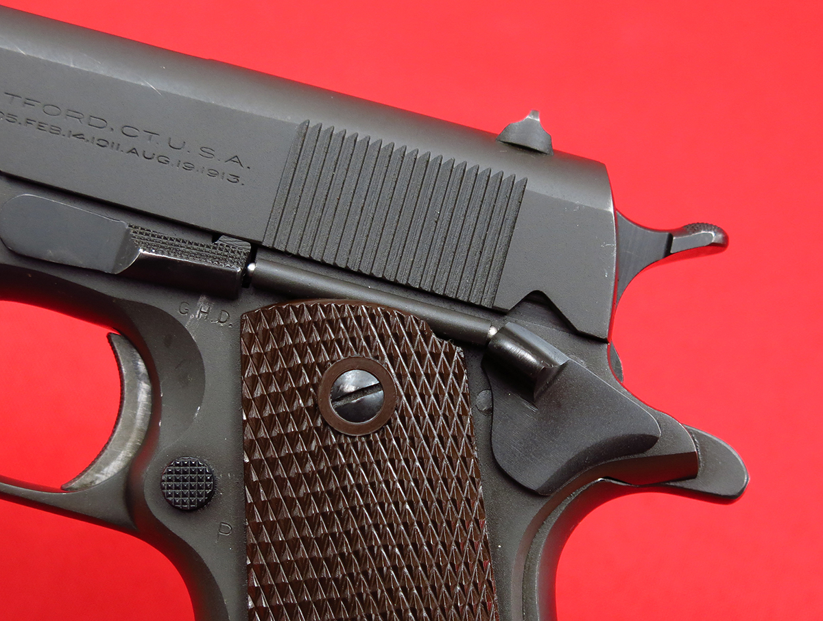 Colt 1911a1 U.S. Army .45 Auto...Commercial/Military Transfer, Cut For ...