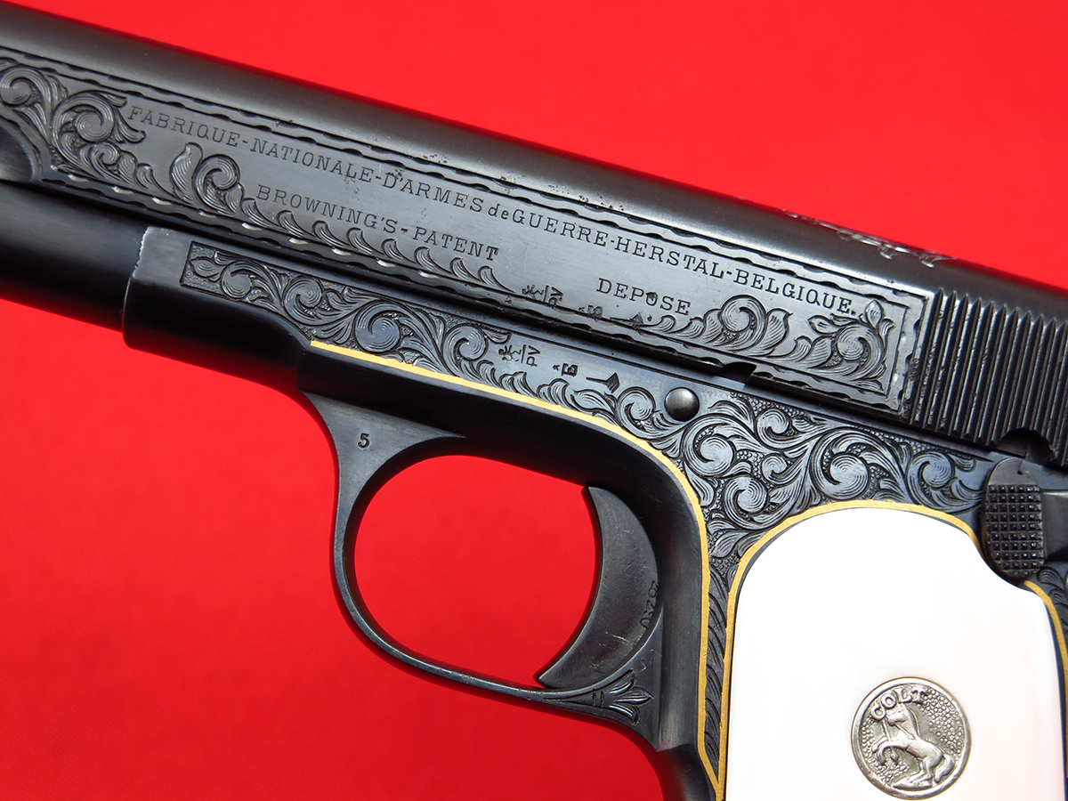 Fn Model 1903...Beautifully Hand Engraved/Gold Inlaid...Mfd In Belgium ...
