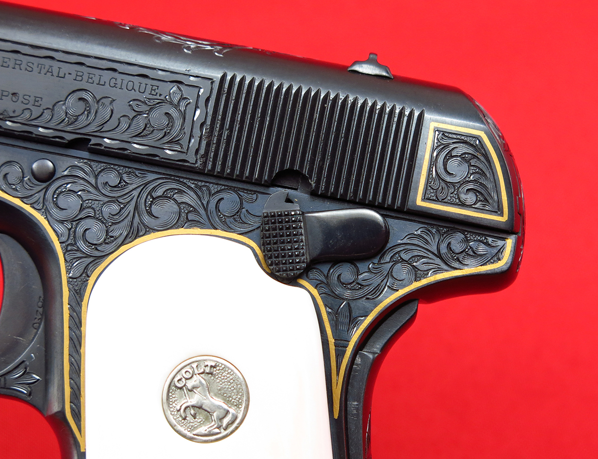 Fn Model 1903...Beautifully Hand Engraved/Gold Inlaid...Mfd In Belgium ...